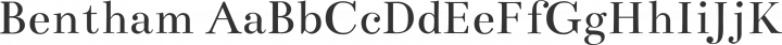 Bentham Font Free by Reading Type » Font Squirrel