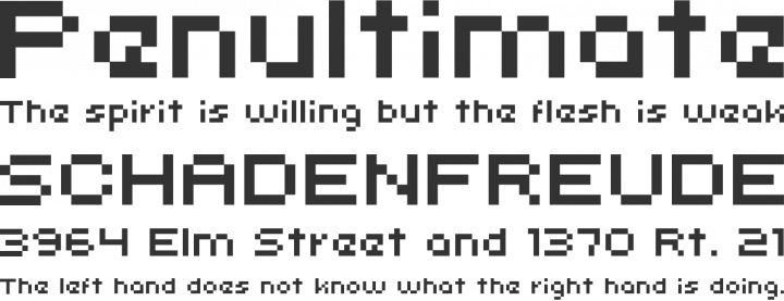 uni 05_53 Font Free by Miniml » Font Squirrel