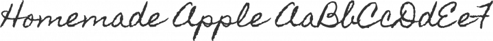 Homemade Apple Font Free by Font Diner » Font Squirrel