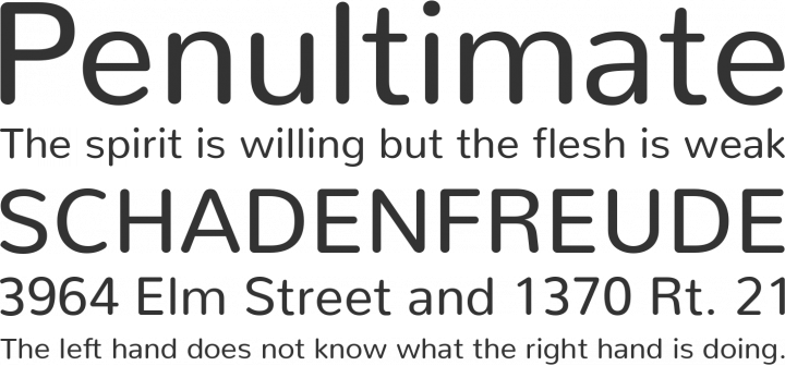 Nunito Font Free by Vernon Adams » Font Squirrel