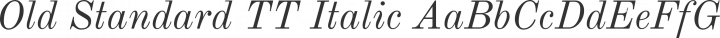 Old Standard TT Font Free by Alexey Kryukov | Font Squirrel