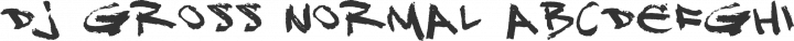 DJ Gross Font Free by SDFonts » Font Squirrel
