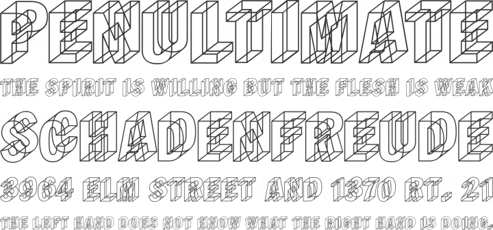 Wireframe Font Free by Harold's Fonts » Font Squirrel