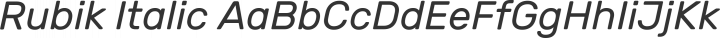 Rubik Font Free by Hubert & Fischer » Font Squirrel