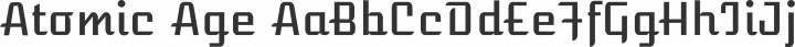 Atomic Age Font Free by Eben Sorkin | Font Squirrel