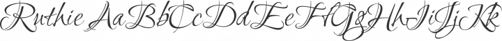 Ruthie Font Free by TypeSETit | Font Squirrel