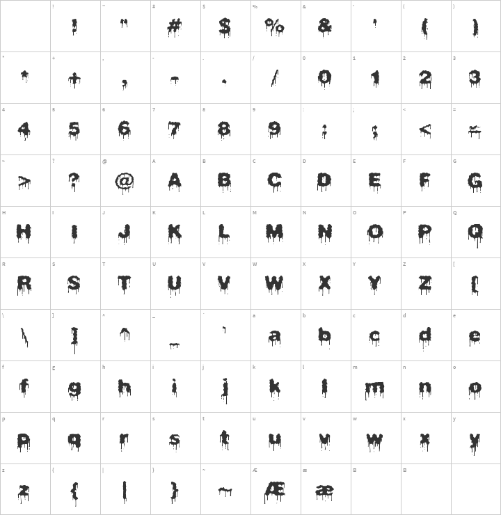 Plasma Drip Font Free by Brian Kent | Font Squirrel